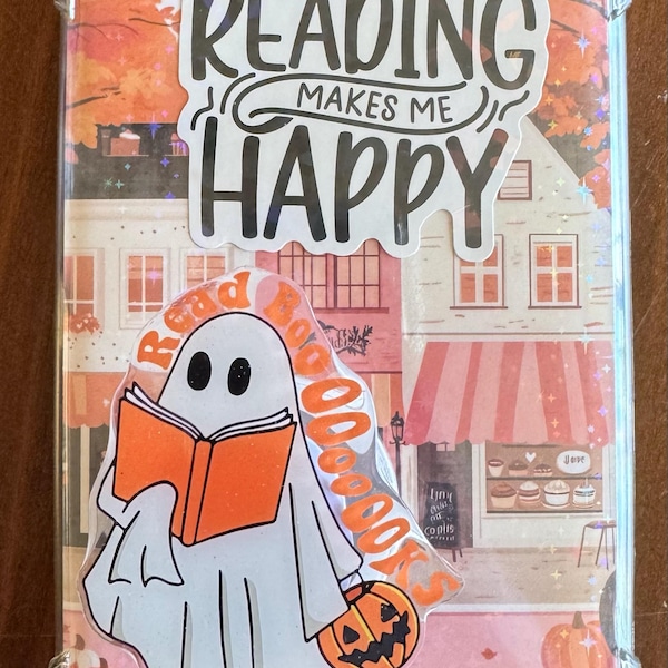 Cozy Fall Town Kindle Insert for Kindle Clear Case, Fall Holographic ...