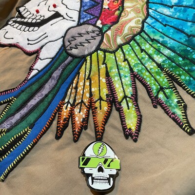 Cyclops Skull Grateful Dead Patch - Etsy