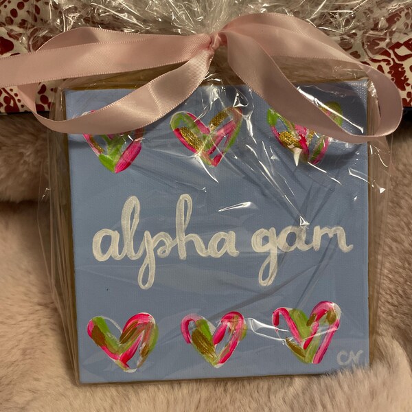 Alabama Themed Painting | Dorm Art | College Art | Roll Tide | Preppy ...