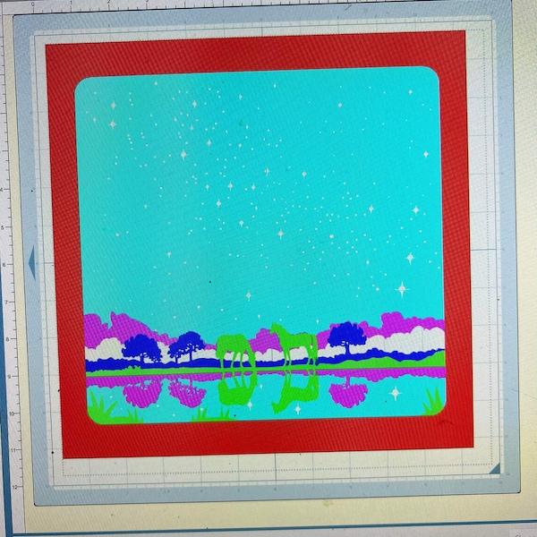 6 Printable LED Box Artwork: DIY Light Painting Template Download - Etsy