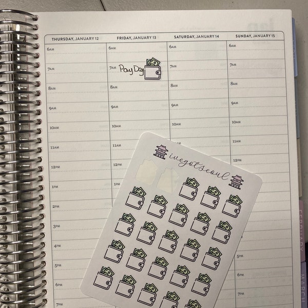 Planner Sticker | Wallet - Etsy