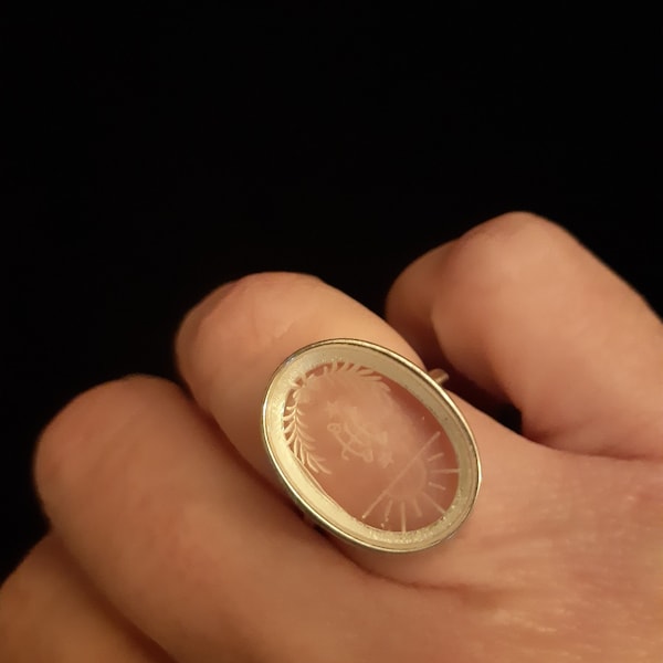 The Cube Bahá'í Necklace Ringstone Symbol and Greatest Name Sterling ...