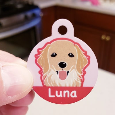 Personalized Pet Tag, Pet ID Tag, Custom Pet Tag, Custom Print Tag ...