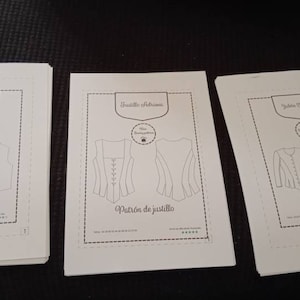 JUBON PATTERN/ Doublet Pattern, Pattern in Pdf, Download 36/38/40/42/44 ...