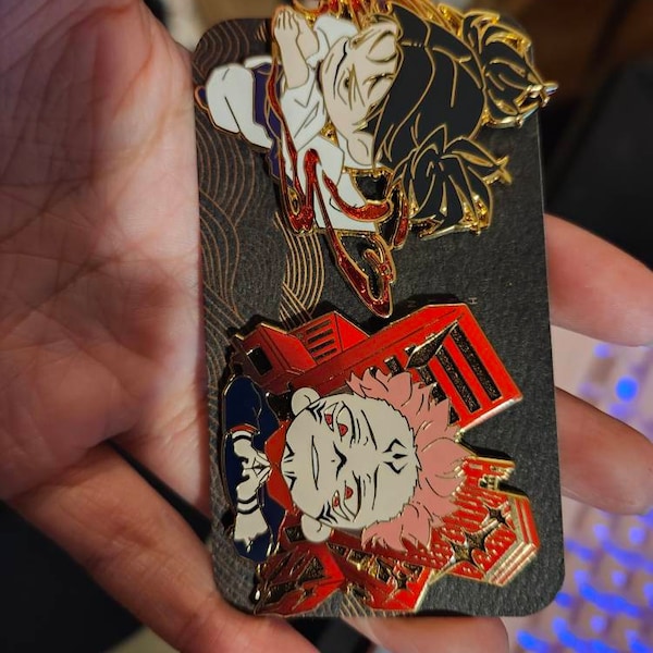 JJK Hard Enamel Pins- Gojo Geto Nanami Toji Sukuna Inumaki Yuta Choso ...