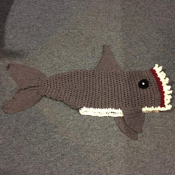 CROCHET PATTERN Shark Blanket - Pdf Digital Download - Bulky & Quick ...