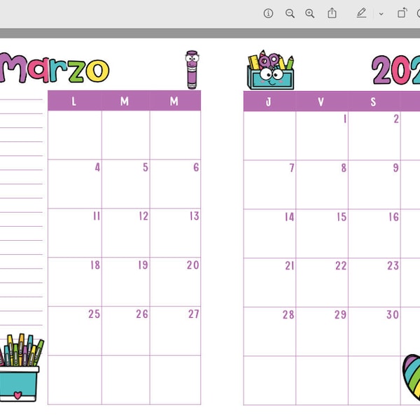 Mini Executive / School Agenda 1/4 Letter / Pocket Agenda / Student and ...