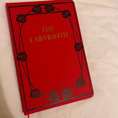 Labyrinth Notebook lined Journal - Etsy