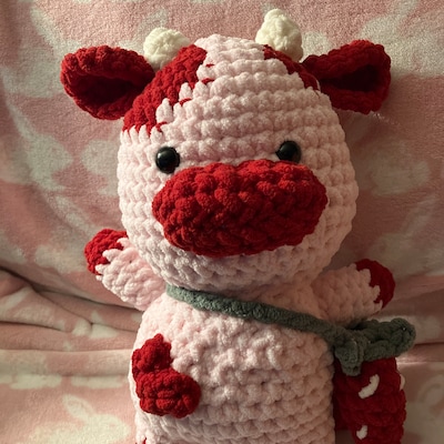 Strawberry Baby Turtle Crochet Plushy Amigurumi Strawberry Turtle ...