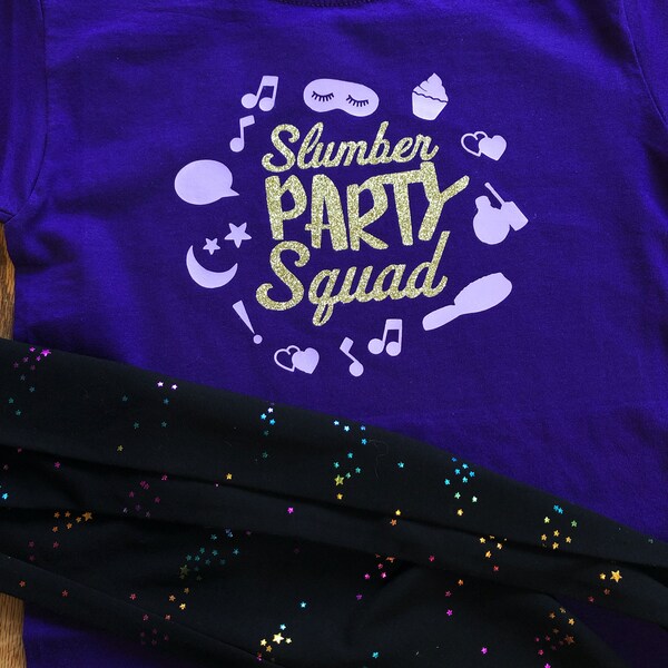 SLEEPOVER, Doodle Vector Icons. Slumber Party Girls Night Doodle Icons ...