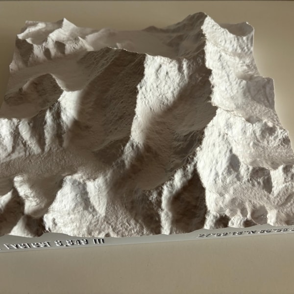 3D Topographic Map of the UK and Ireland With Bathymetry - Etsy