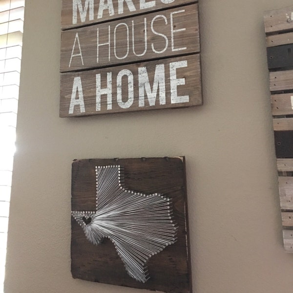 Texas String Art, Texas Decor, State String Art, Texas Nail Art, Texas ...