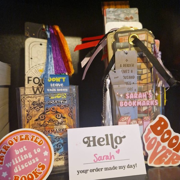 Girly Book Besties Bookmark Set, Book Lover Gift, Book Friends, Bookish ...