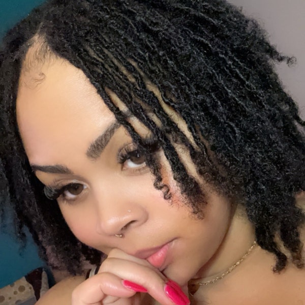 100 Strands of Microlocs Made From 100% Human Hair Sizes 0.3cm-anwi ...