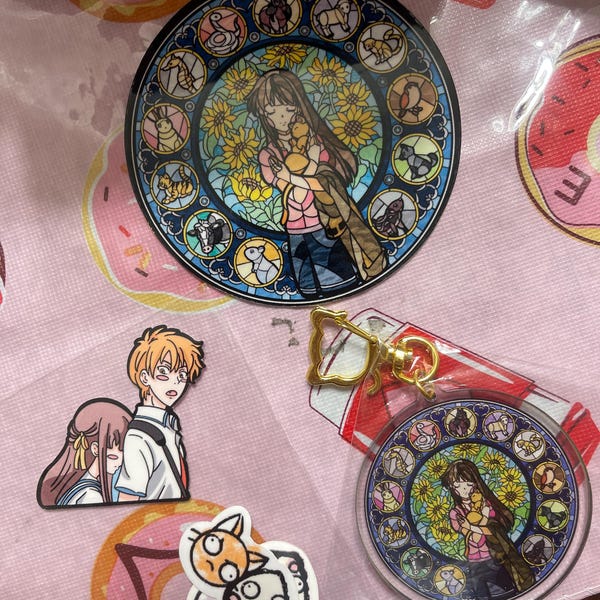 Princess Serenity & Prince Endymion Stained Glass Transparent Stickers ...
