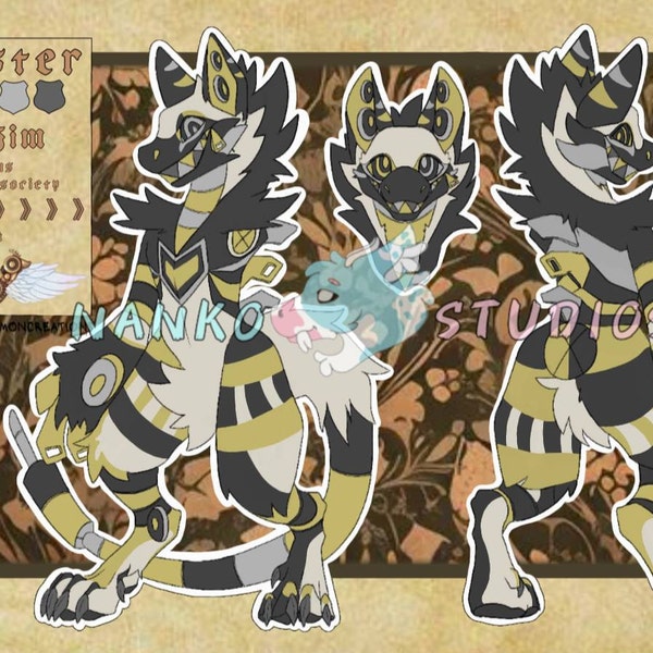 Ampwave - Furry Art Base Ref Sheet - Etsy