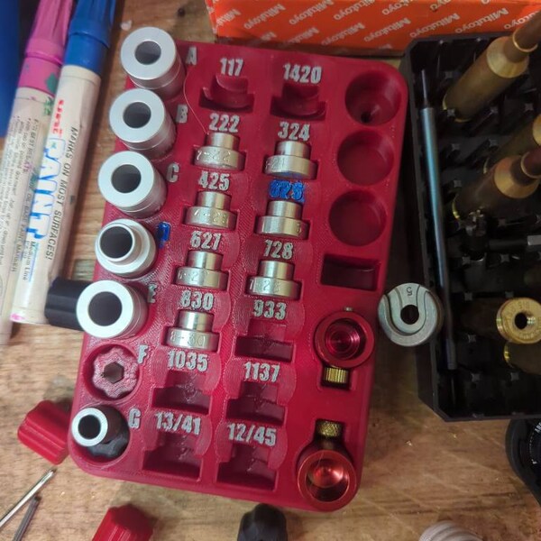 Shell Plate Holder for Lee Load-master Reloading Benchtop Rack Holds 6 ...