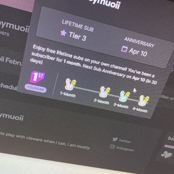 Twitch Stream Layout Package - [animated] Pink Bunny - Etsy