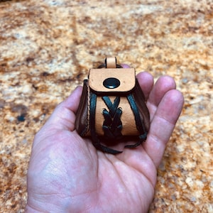 PDF Pattern. Leather Drawstring Coin Pouch - Etsy