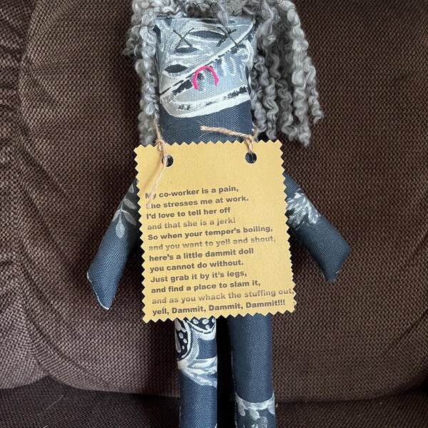 Teacher Dammit Doll - Etsy