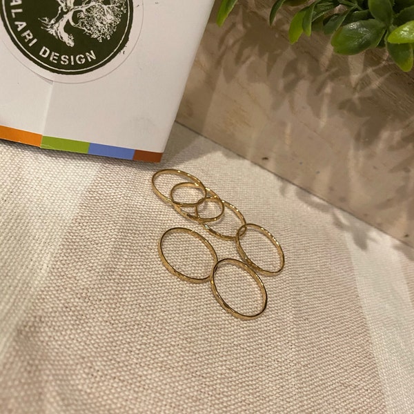 Classic Gold Stackable Rings, 14k Gold Filled, Gold Stacking Rings ...