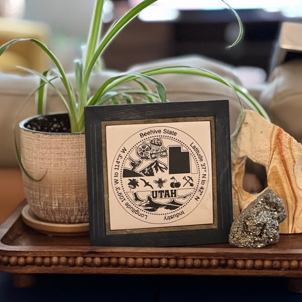 Ceramic Tile Wood Frame: Custom 8-inch X 8-inch Real Wood Frame for ...