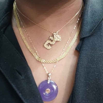 14K Gold Bismark Snake Chain Necklace, Herringbone Necklace, Curb Link ...