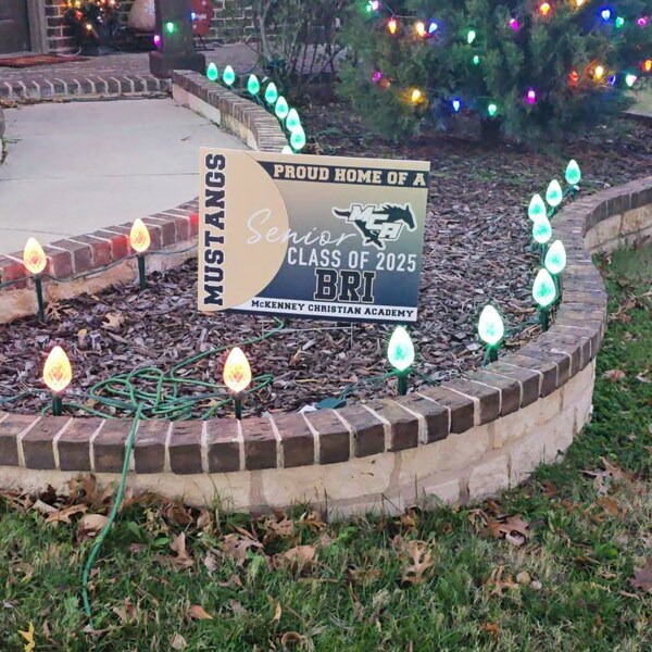 Customizable High School Grad Yard Sign | Class of 2026 High School ...