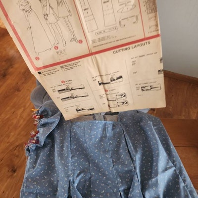 Vintage 1980's Butterick 4312 Eileen West for Queen Anne's Lace Sewing ...