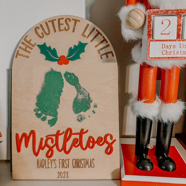 Baby's First Christmas, Mistletoes Craft, Baby's First Christmas ...