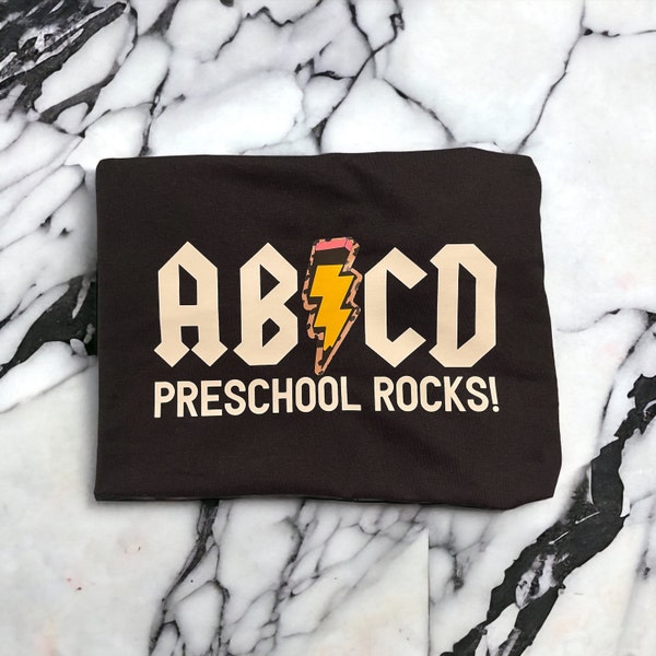 ABCD Learning Rocks Shirt PNG, Teacher Rock Shirt SVG, Teach Love ...