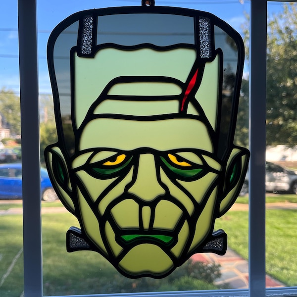 Frankenstein Suncatcher / Wall Decor / Window Decor / Bride's Sidekick ...