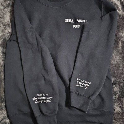 BTS Suga Agust D D-DAY World Tour Customizeable Venue & Date t-shirt ...