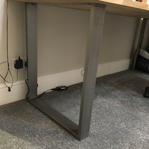 Industrial Table Legs Square Design Box Section Steel, Various Sizes ...