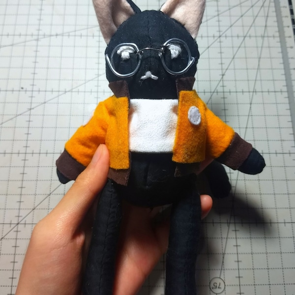 Cat With Dress Pattern and Tutorial. 7" Tall ( 18 Cm ) - Etsy