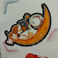 Cute Space Ghost Waterproof Sticker Set V5 - Etsy