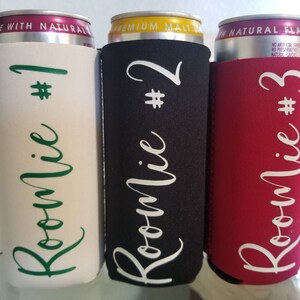 Custom Text Slim Can Cooler Personalized Can Hugger | Etsy