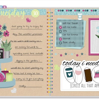 Farmhouse Vibes Digital Sticker Mega Bundle Goodnotes & iPad April ...