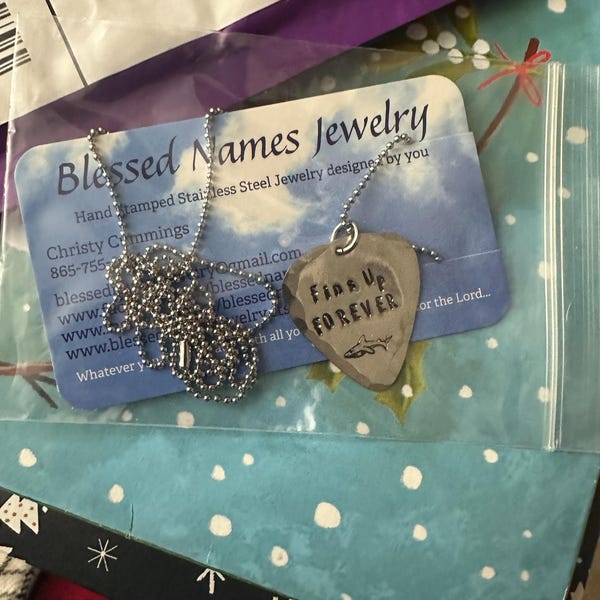 Fragile X Awareness, Fragile Not Broken Necklace, Hand Stamped ...