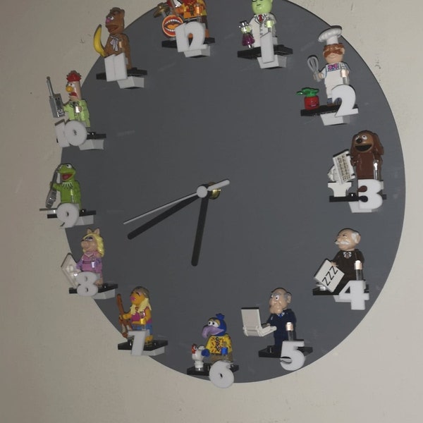 Wall Clock for Mini Figure Characters. - Etsy