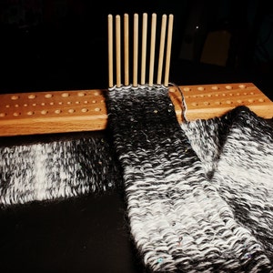 Peg Looms 16 3 Rows Pegs Hand Made Red Oak - Etsy