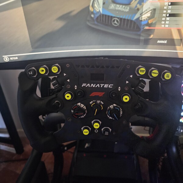 Fanatec Rally Module 10mm Stickers for Various Simulator Wheel/button ...