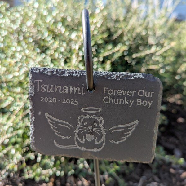 Pet Chicken Hen Memorial Garden Sign With Hanging Stake - Honor Your ...