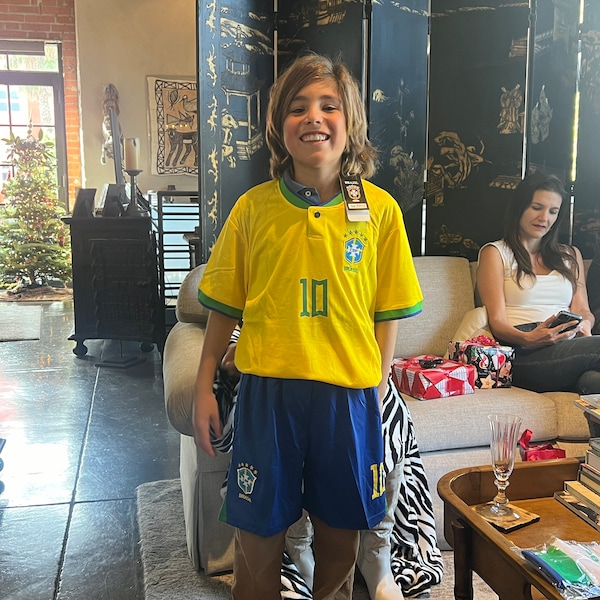 France 2024 Home Kylian Mbappe 10 Kids Soccer Uniform Jersey Shors ...
