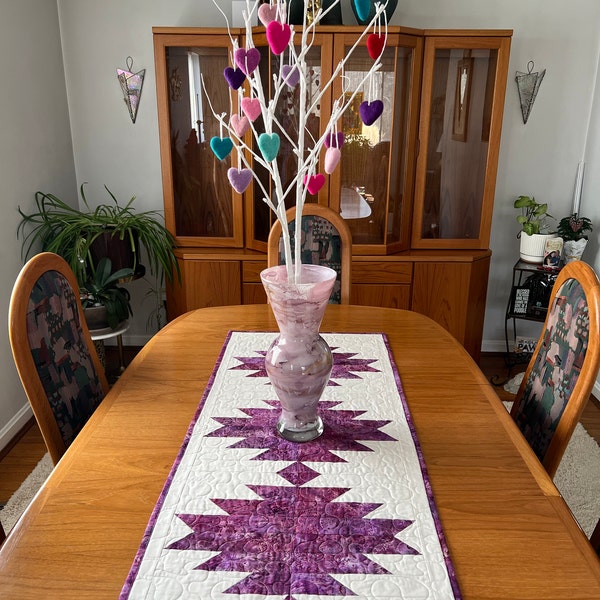 Batik Bed Runner, Quilted Bed Runner, Handmade Quilts for Sale, Home ...