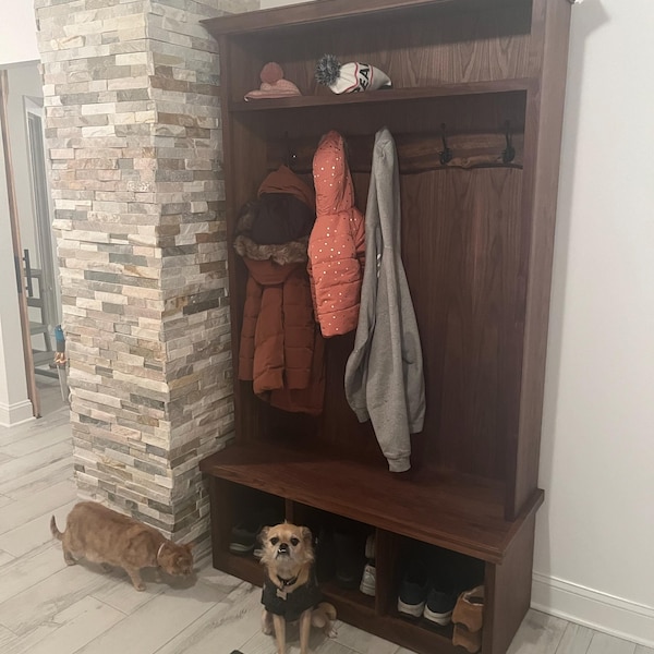 Traditional Style Hall Tree | Mudroom/entryway/hall/laundry Furniture ...