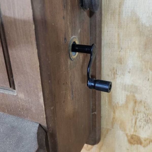 Black English Butler Tray Leaf Hinge With Round Ends Oval 90 Degree ...