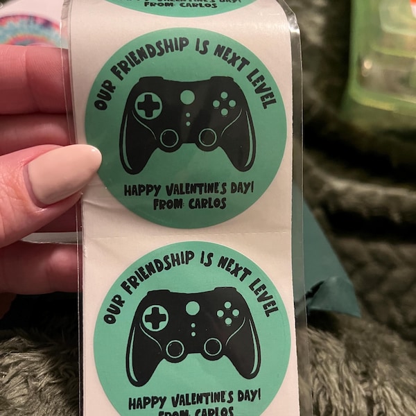 Personalized Valentine’s Day Labels for Candy Bags | Custom Happy ...