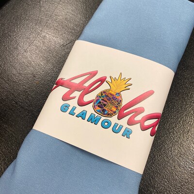 Wide White Paper Belly Bands 100 . 12 Product Wrap Custom Printed ...