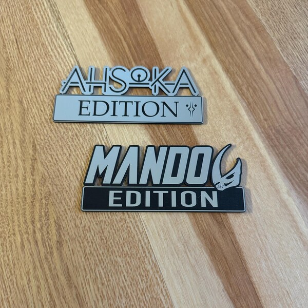 Custom Engraved Car Name Emblem Badge Black With Brushed Silver ...